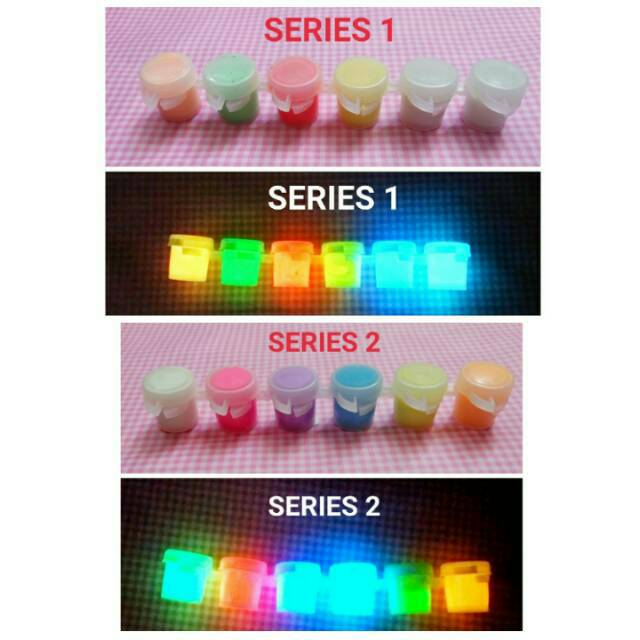 Jual bahan craft cat glow in the dark paint cat fosfor bubuk fosfor ...