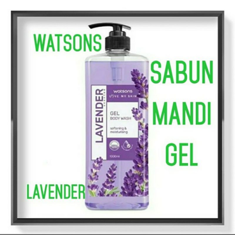 Jual SABUN MANDI GEL / BODY WASH GEL WATSONS LAVENDER 1 LITER | Shopee ...