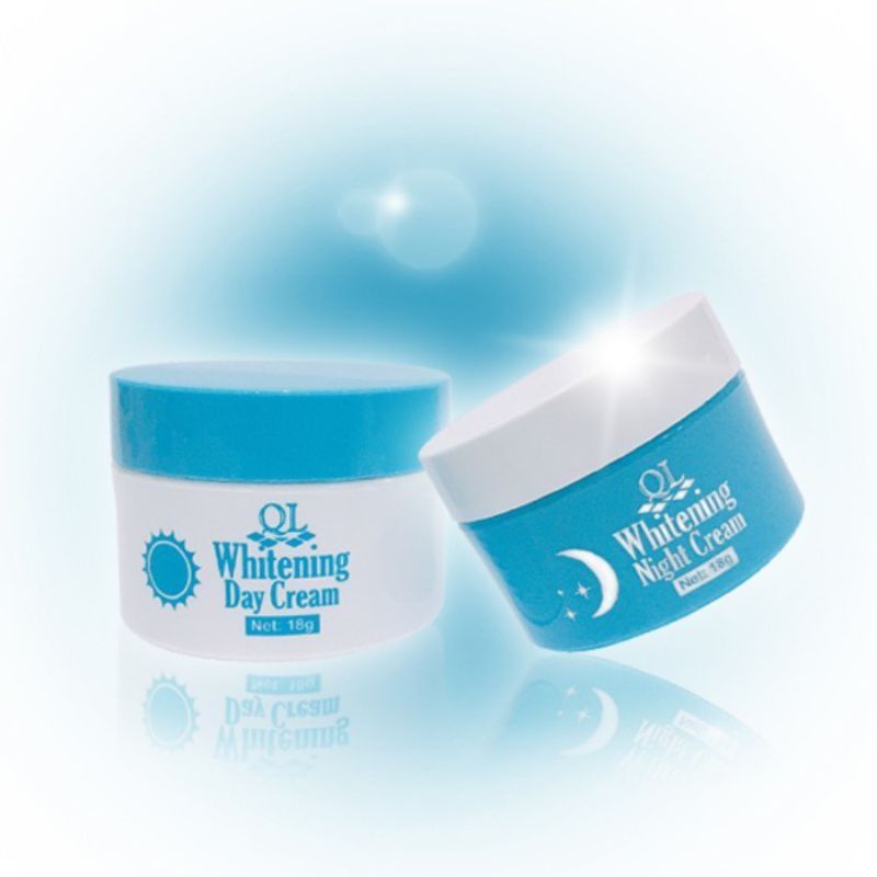 Jual QL Whitening Day & Night Cream 18g | Shopee Indonesia