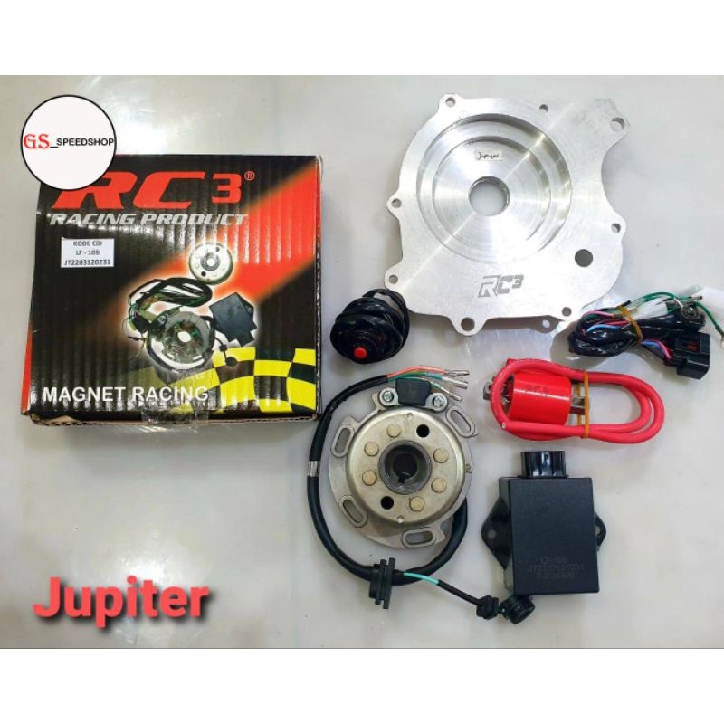 Jual Magnet Pengapian Racing YZ RC3 Yamaha Jupiter Z 1 Set Berikut Koil Coil Kumparan Pengapian ...