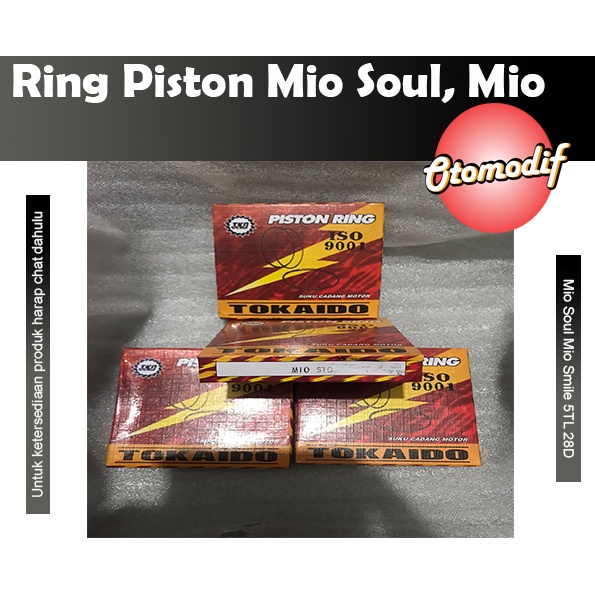 Jual Ring Piston Pir Seker Seher Mio Smile Mio Soul All Size Tokaido | Shopee Indonesia