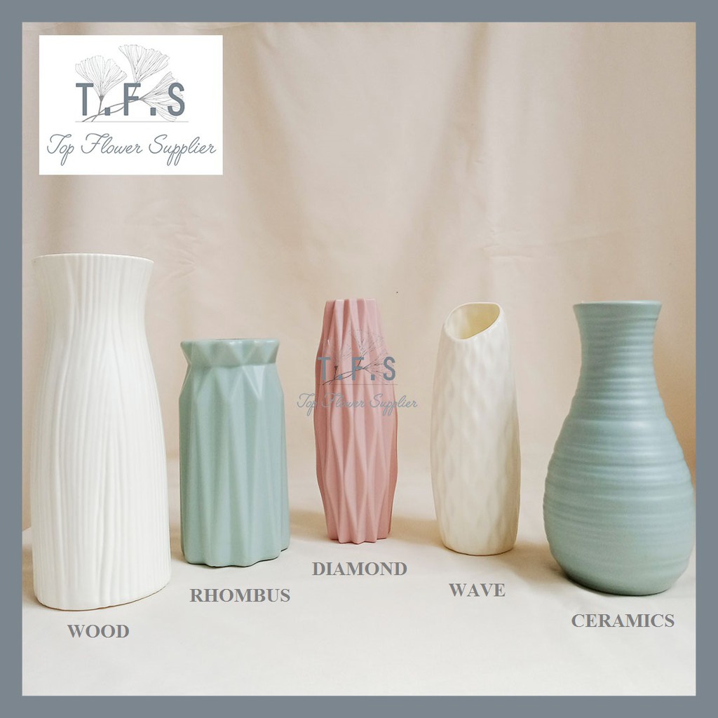 Jual Vas Plastik Motif Texture Unik Lucu Wood Rhombus Diamond Wave ...