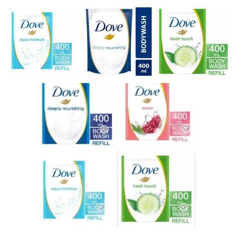 Jual DOVE BODYWASH SABUN MANDI REFIL 400ML | Shopee Indonesia
