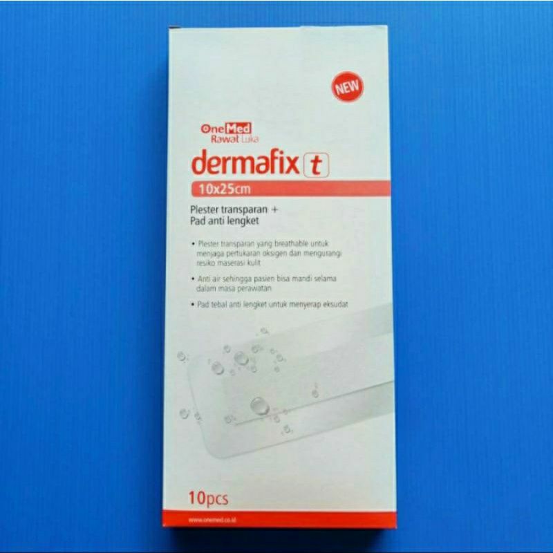 Jual Dermafix T Plester Luka Transparan 10x25 cm | Shopee Indonesia