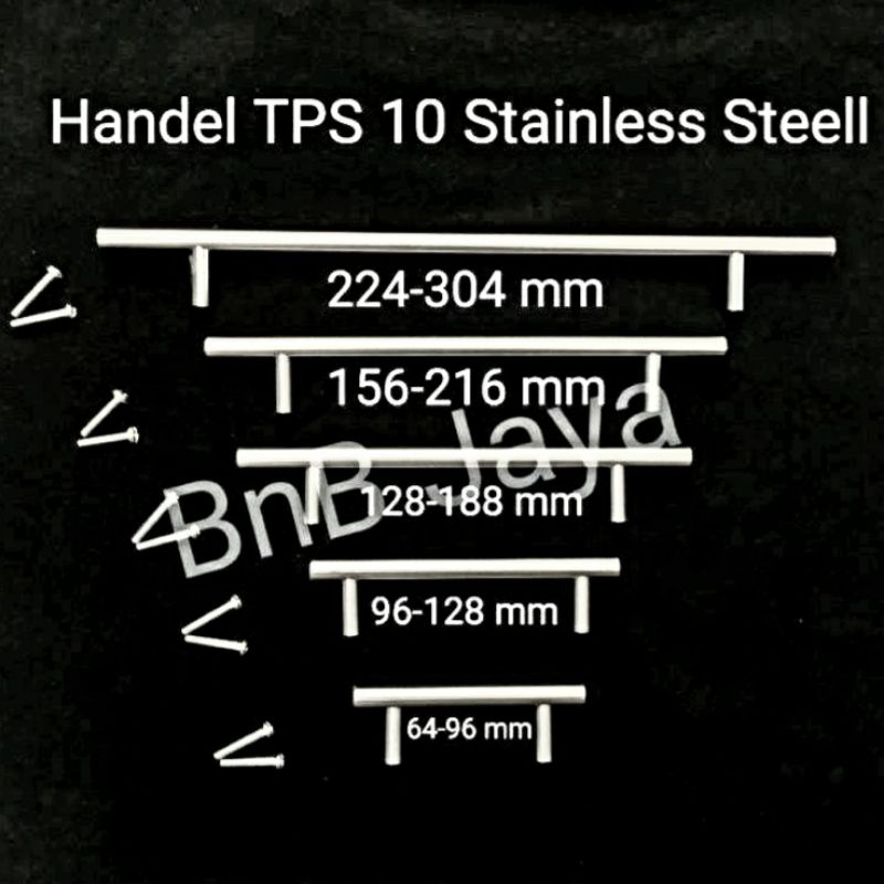 Jual Handel Pipa TPS-10 Warna SILVER, BLACK, GOLD All Varian - Bahan ...