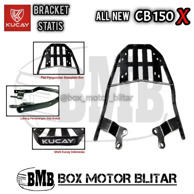 Jual Kucay Statis All New CB150X Bracket Box Honda CB 150 X CB150 Kappa ...