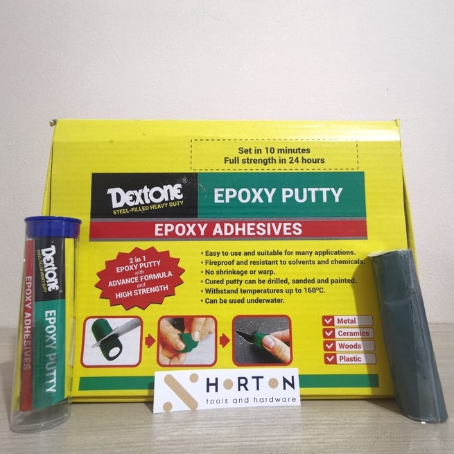 Jual LEM DEXTONE EPOXY PUTTY STICK - PENUTUP BOCOR TOREN PIPA WASTAFEL ...