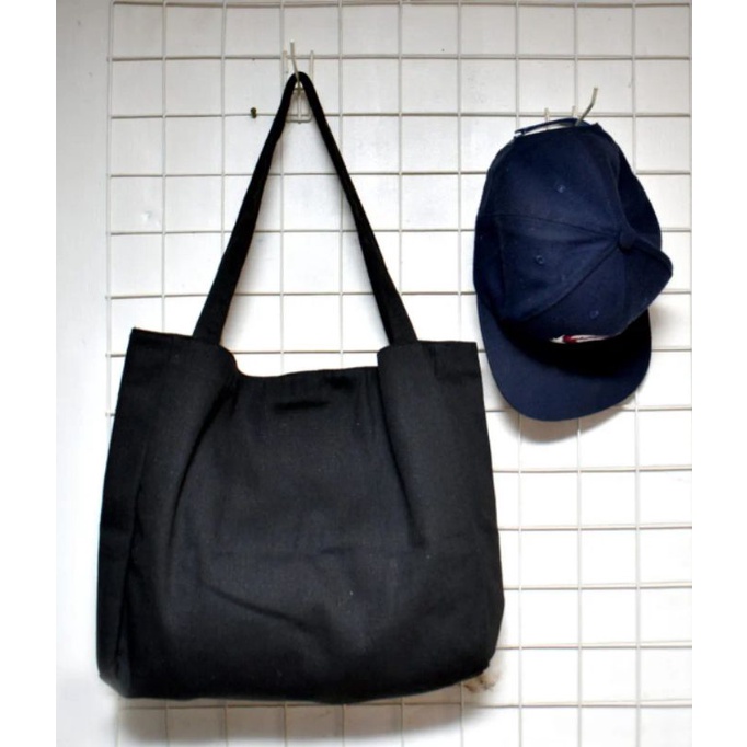 Jual nudie totebag kanvas kancing magnet tas slempang cewe CONDUROI ...