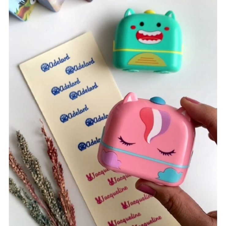 Jual Stempel/Cap Nama/ Stamp Rectangle Lucu | Shopee Indonesia