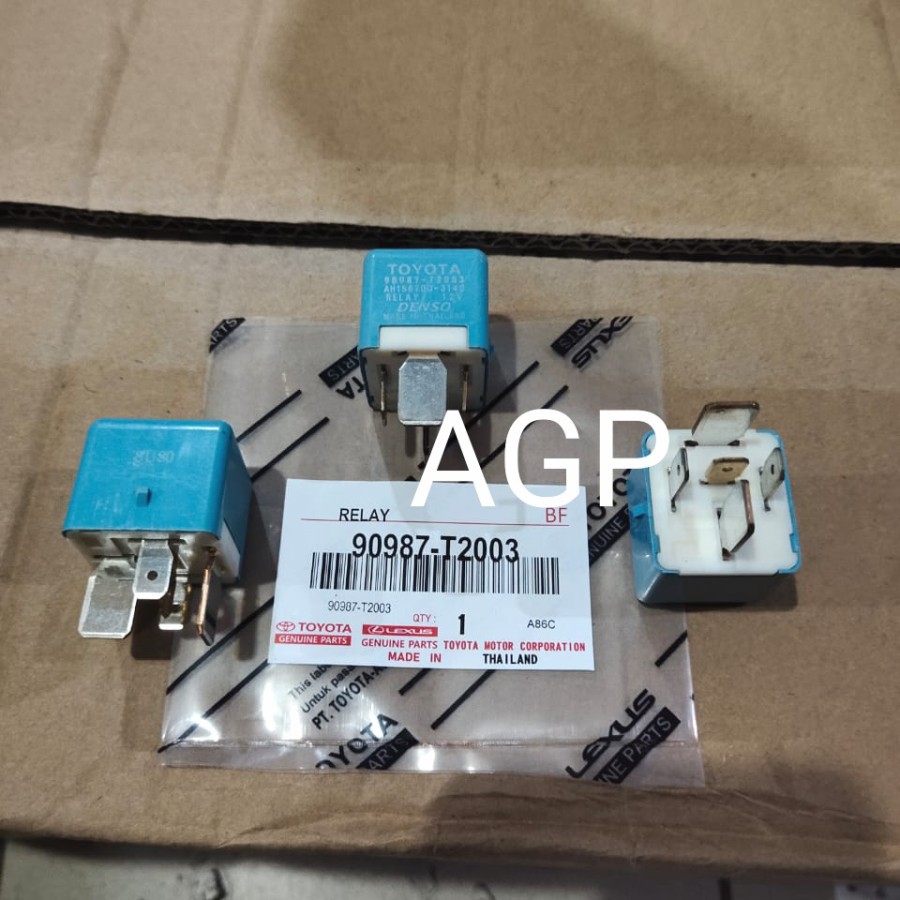 Jual Relay 12volt kaki 5 Original Inova Fortuner Hilux Avanza 90987 ...