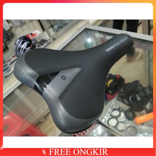 Jual PROMO SADEL (SADDLE) SEPEDA POLYGON ORIGINAL MONARCH | GREY IN ...