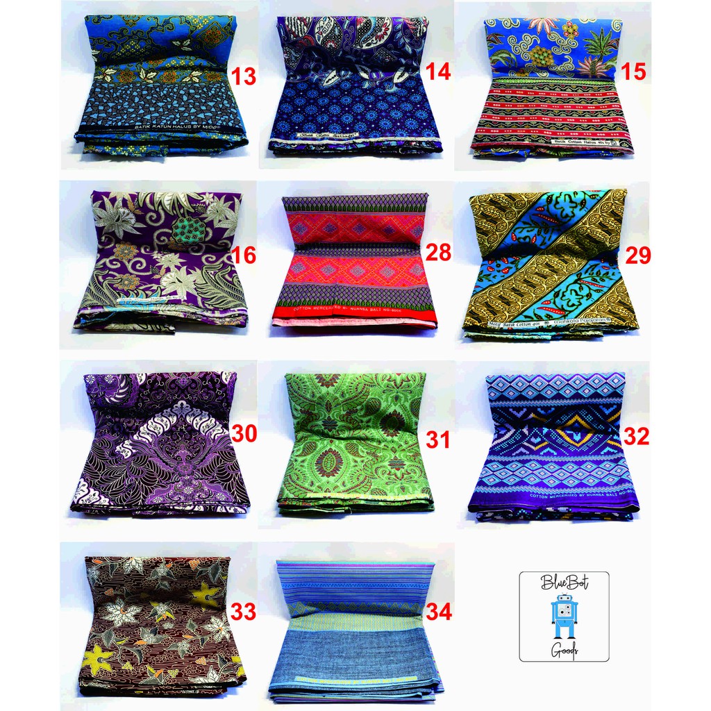Jual SALE 20 motif Batik halus 170cmX110cm Baru Eks Alta Moda | Shopee ...