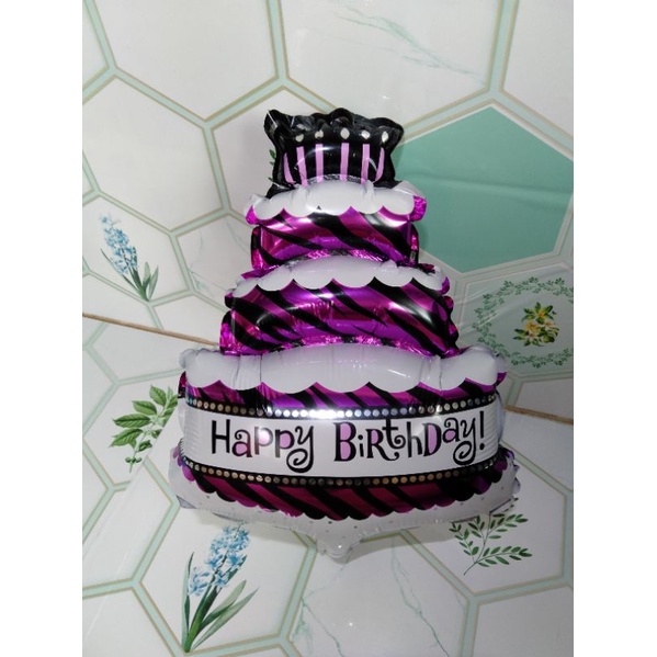 Jual Balon Kue HBD, Balon Bentuk Kue HBD, Balon Mini | Shopee Indonesia