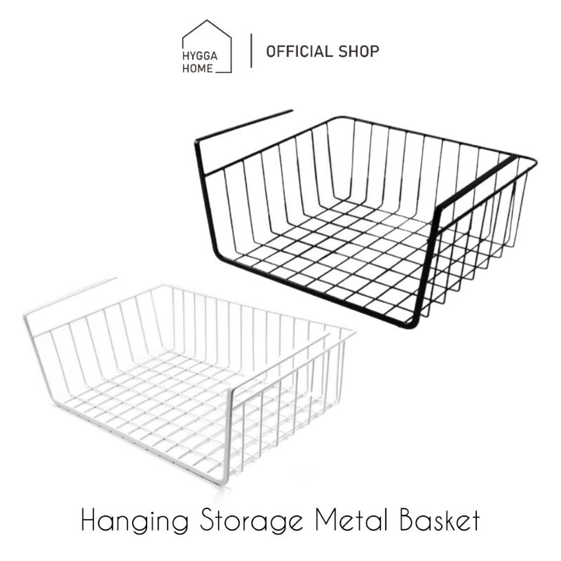 Jual Hygga Home Keranjang Gantung Lemari/Cabinet Hanging Storage Metal ...