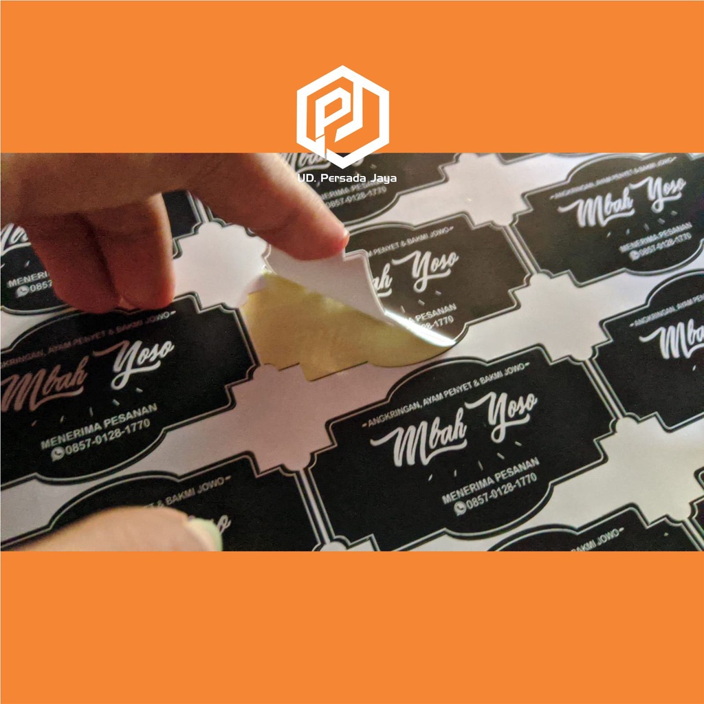 Jual Cetak Sticker Cromo, sticker mirror, sticker produk, Murah Cepat ...