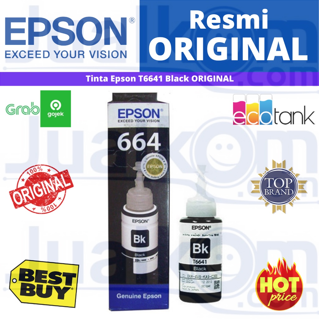 Jual Tinta Epson 664 Original Ink Printer | Shopee Indonesia
