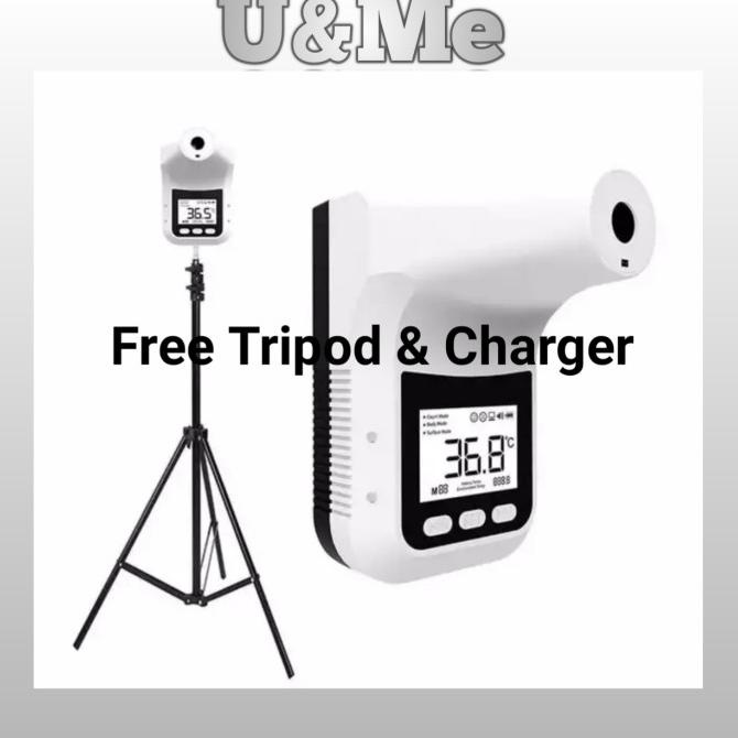 Jual K3 Pro Automatic Thermometer Forehead include Tripod & kepala ...