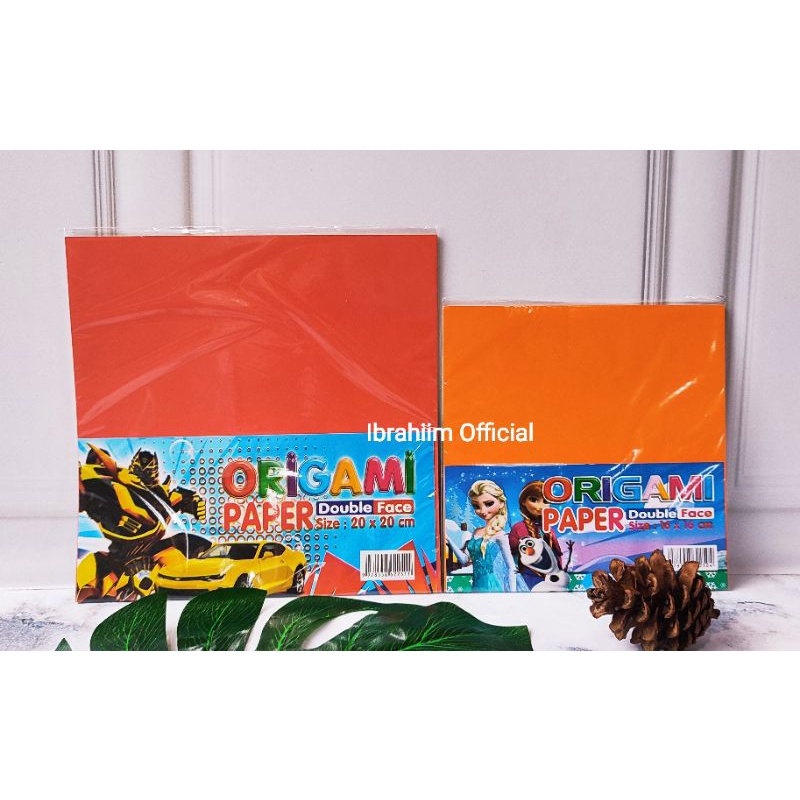 Jual ORIGAMI PAPER KERTAS LIPAT UKURAN 16 X 16 DOUBLE FACE KERTAS ...