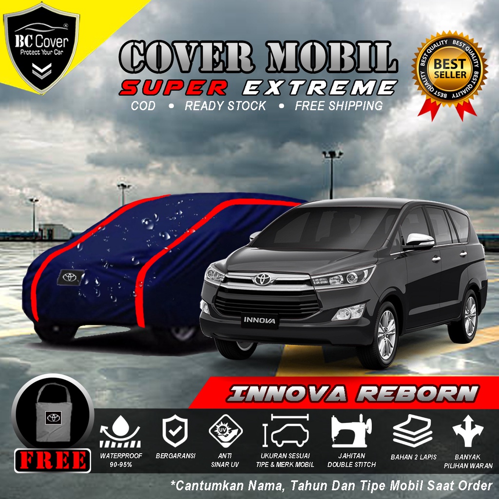Jual Body Cover Mobil Innova Waterproof / Sarung Mobil Innova Reborn ...
