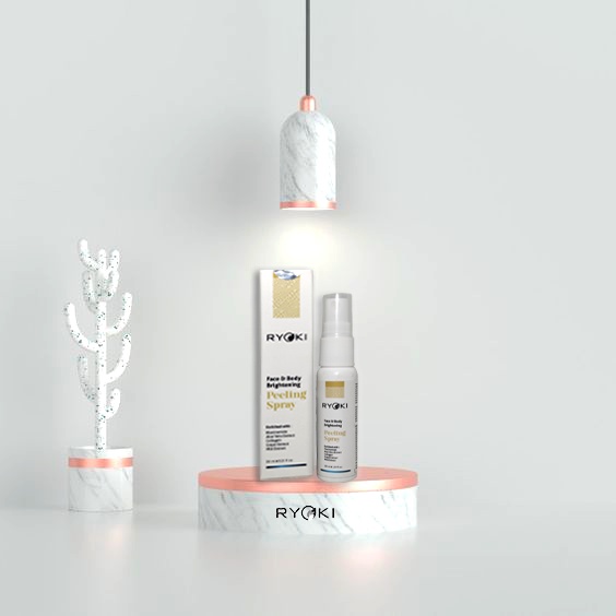Jual Peeling Spray Ryoki / RYOKI Face & Body Brightening Peeling Spray ...