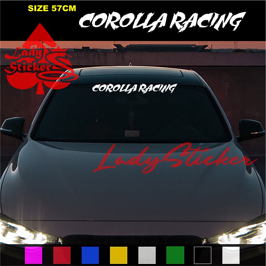 Jual STIKER KACA COROLLA STICKER WINDSHIELD MOBIL TOYOTA COROLLA ...