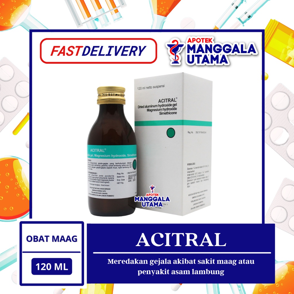 Jual ACITRAL SUSPENSI 120 ML | Shopee Indonesia