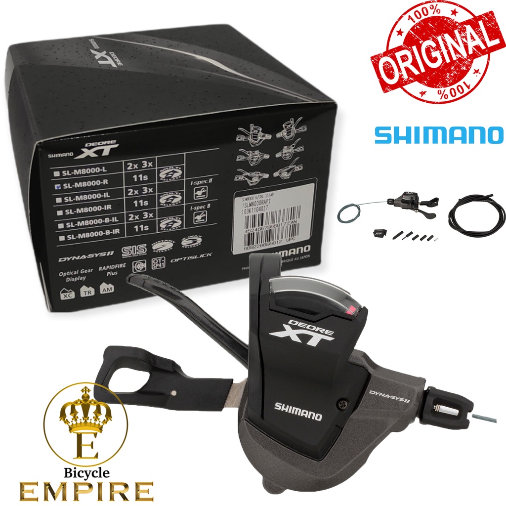 Jual Shifter Shimano Deore XT M8000 11 Speed Operan Gigi SL M 8000 11Speed Bicycle Empire ...
