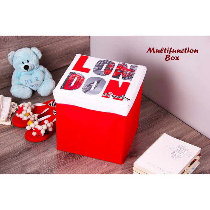 Jual Multifunction Box LONDON, BENDERA, NEWYORK (kotak skaligus bangku ...