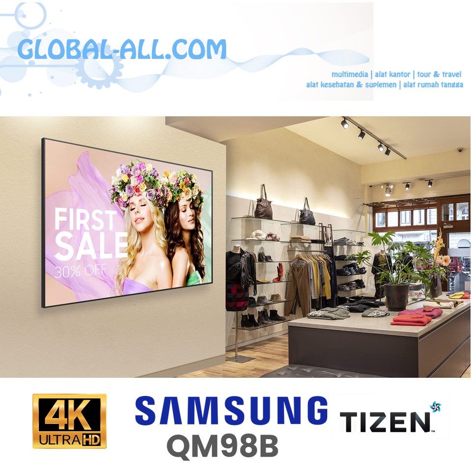 Jual SAMSUNG QM98B 98 INCH 4K DIGITAL SIGNAGE | Shopee Indonesia