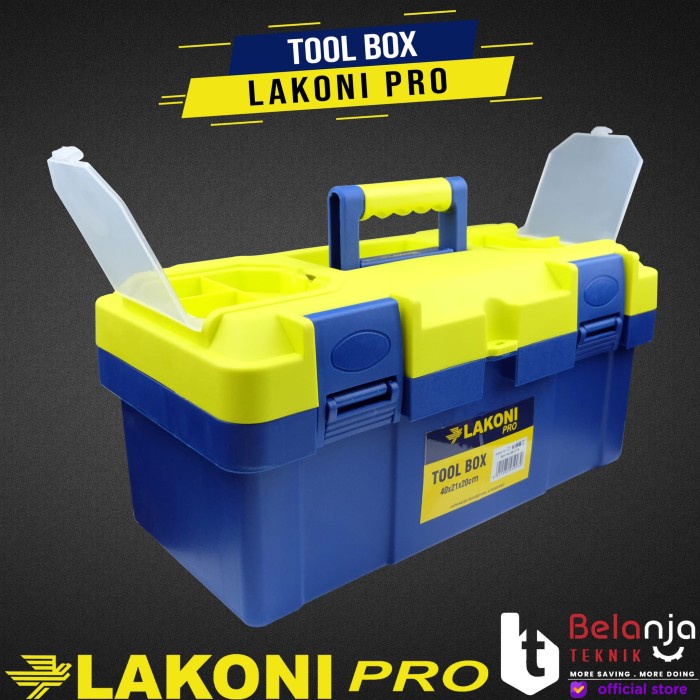 Jual Set-Kit-Tool- Lakoni Pro Toolbox Plastik Tool Box Tempat Perkakas Besar Lakonipro -Tool-Kit ...