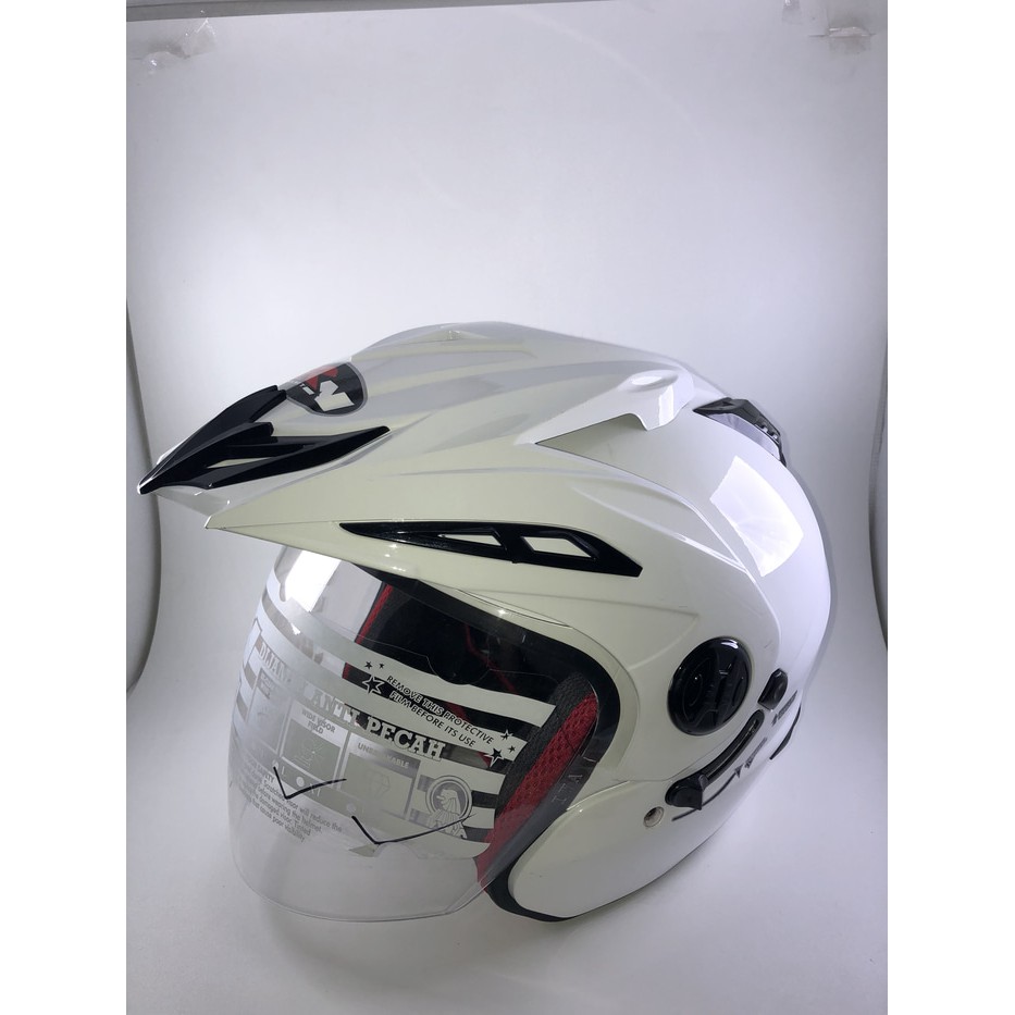 Jual Helm RN 2 visor polos putih Ori | Shopee Indonesia