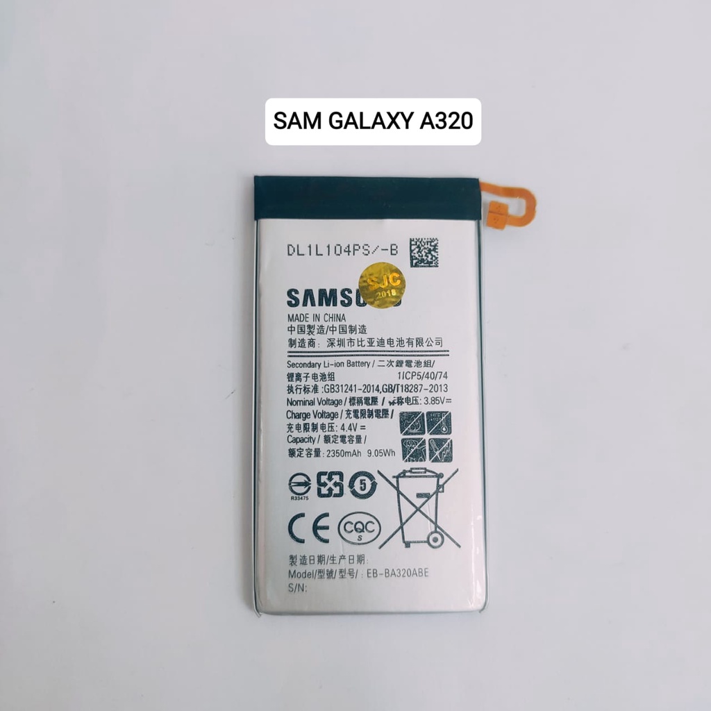Jual BATERAI SAMSUNG GALAXY A3 2017 A320 BATRE BATTERY | Shopee Indonesia