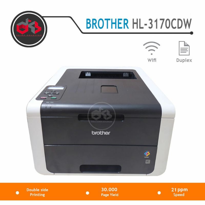 Jual Brother hl 3170cdw laser color auto duplex wifi | Shopee Indonesia