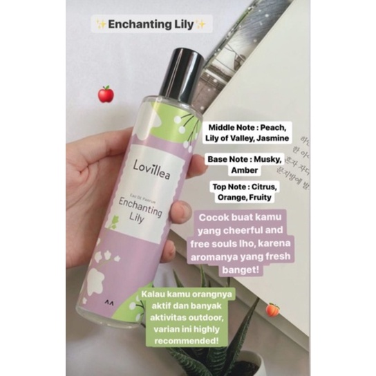 Jual LOVILLEA EDP/ LOVILLEA Eau De Parfum 100 ML ( kemasan botol ...