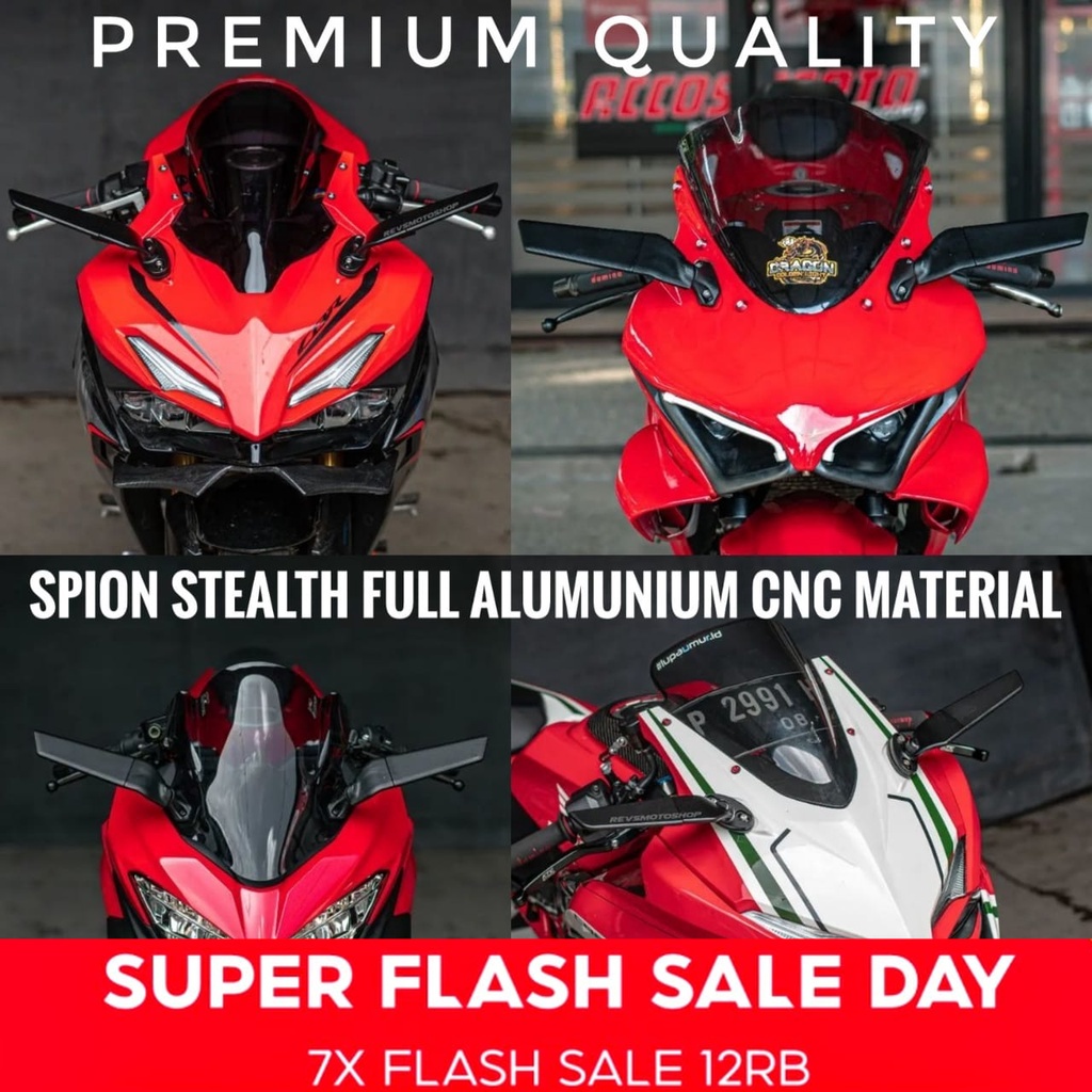 Jual Spion Stealth Spion winglet HONDA CBR 150 CBR250RR GSX150 GSX 150R ...