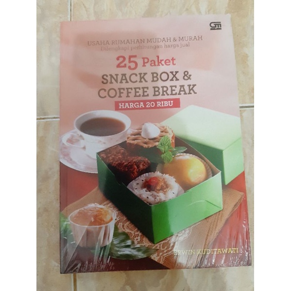 Jual Buku Resep 25 Paket Snack Box & Coffee Break Harga 20 Ribu ...