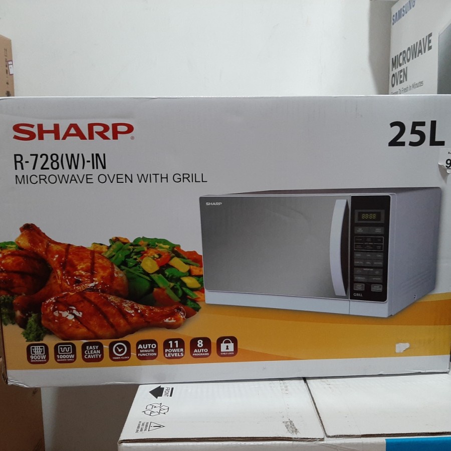 Jual Sharp Microwave Oven Grill 25 Liter R-728KIN R 728 KIN R728KIN ...