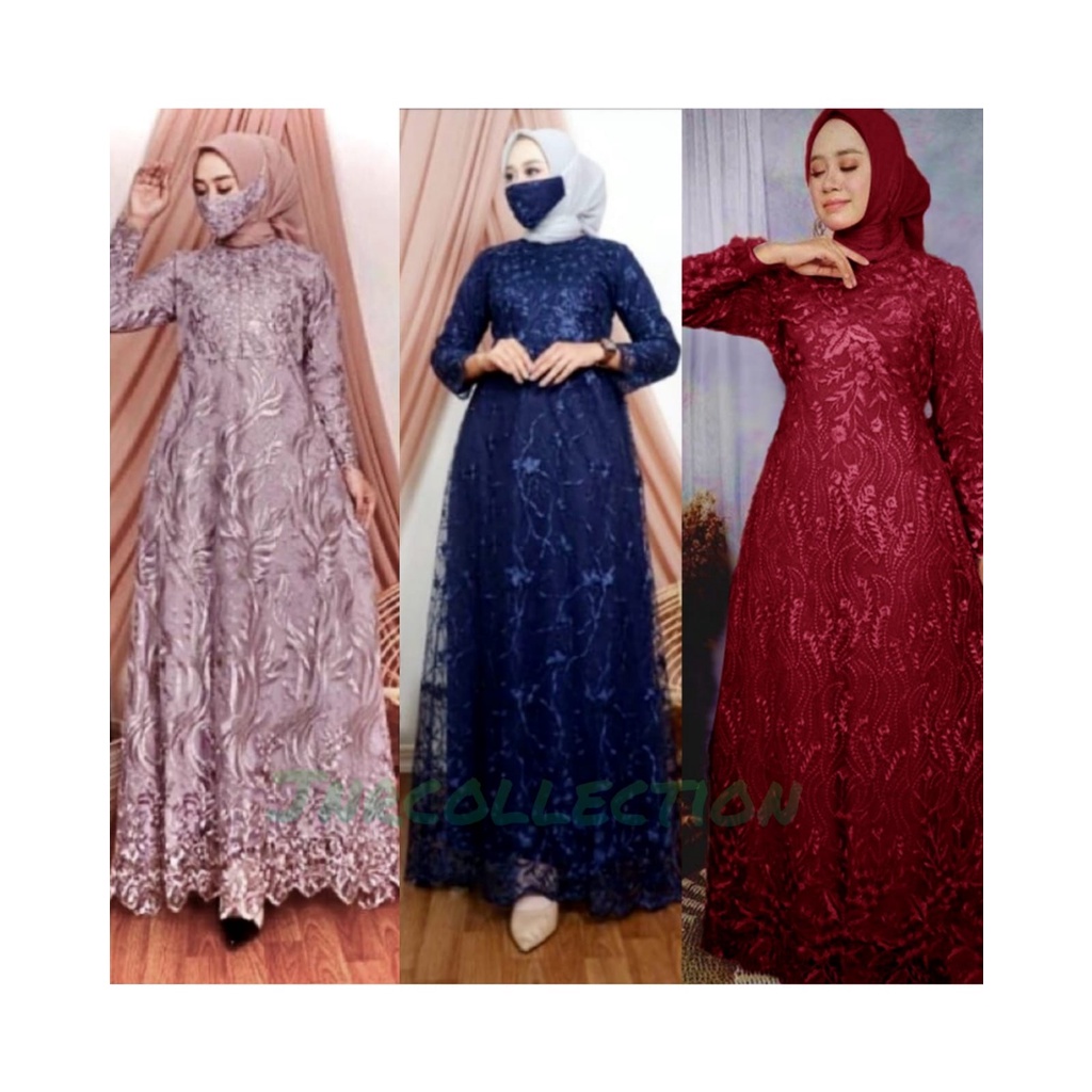 Jual GAMIS BUSUI BRUKAT MARON/BROKAT SIZE M L XL XXL XXXL DALAMAN FULL ...