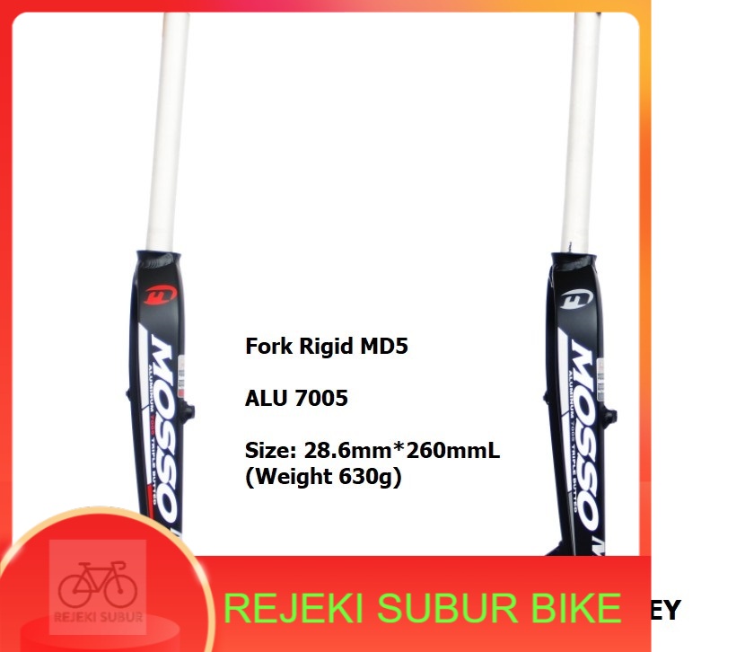 Jual FORK MOSSO MD5 DISC BRACKET ALLOY 7005 SEPEDA MTB ROADBIKE ...