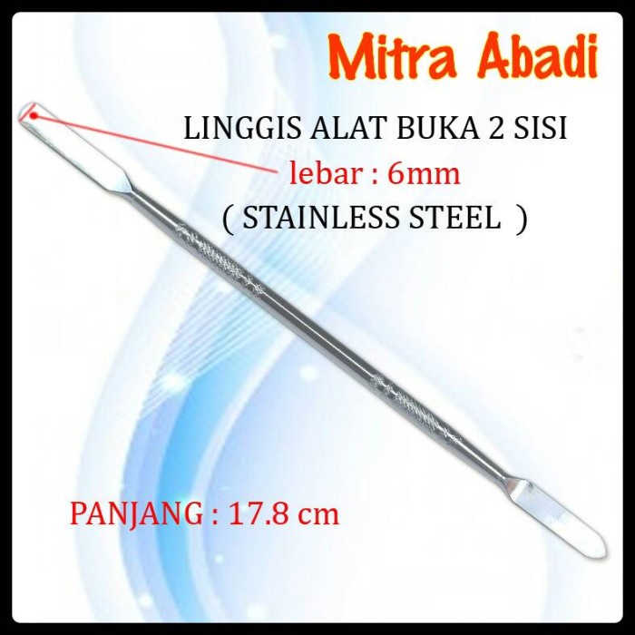 Jual Linggis Alat Buka 2 Sisi Stainless Steel Ukuran 17,8 cm x 6 mm ...