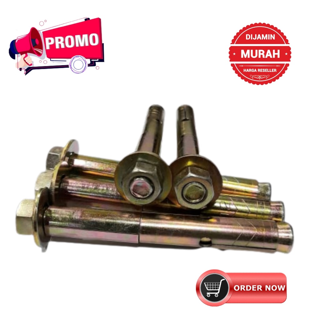 Jual Dinabolt Dynabolt Baut Beton Tembok Dinding Kuning M12 12x65 ...