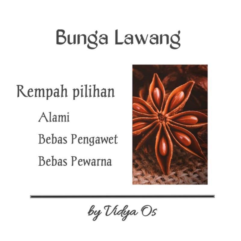 Jual Bunga lawang 25 gr/Star Anise | Shopee Indonesia
