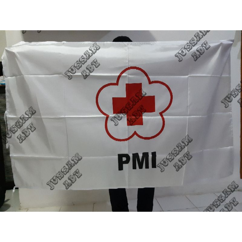 Jual BENDERA PMI "PALANG MERAH INDONESIA" 90 X 135 cm | Shopee Indonesia