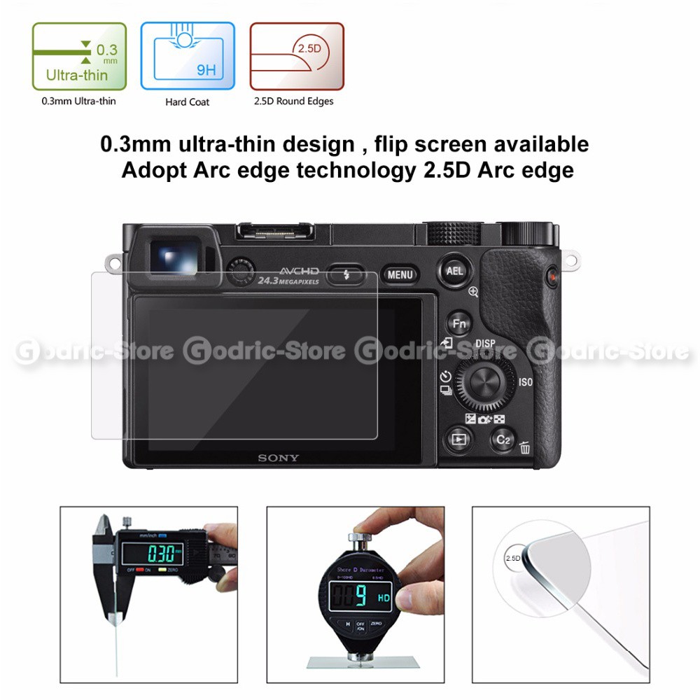 Jual Sony Alpha A5000 A5100 A6000 A6300 A6400 A6500 A6600 LCD Tempered ...