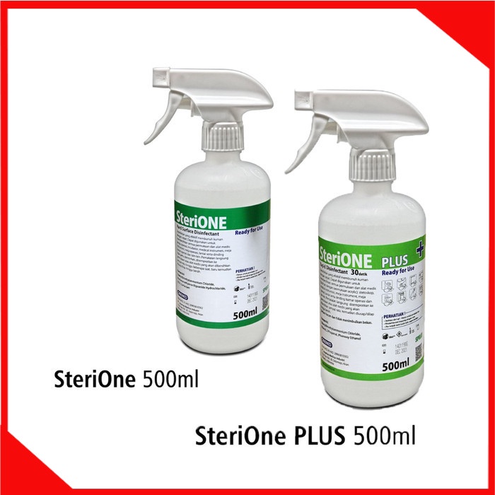 Jual SteriOne Plus Onemed 500ml dan Pump Spray / Desinfektan Permukaan ...