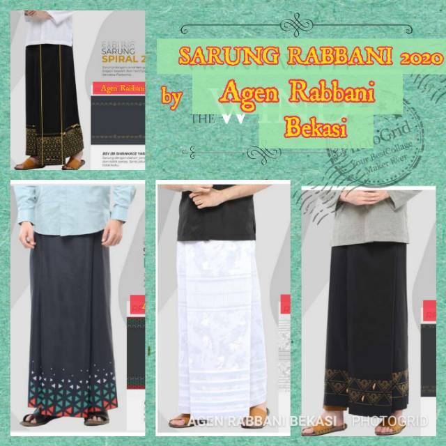 Jual TERBARU Sarung Rabbani Palestina Motif Warna Hitam atau Putih agak ...