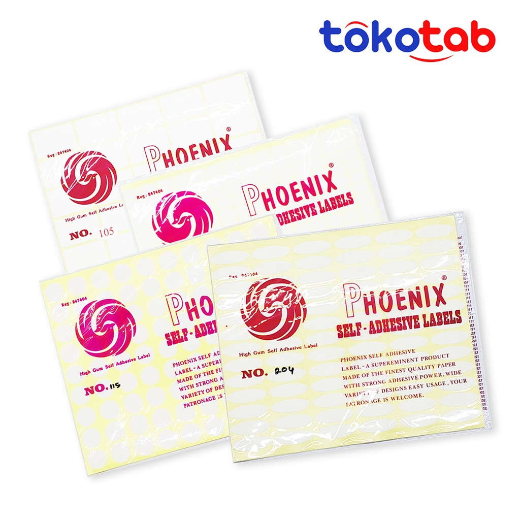 Jual Tokotab - Label Sticker Harga PHOENIX Segala Ukuran | Shopee Indonesia