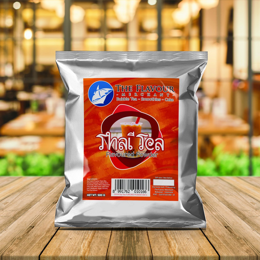 Jual MAKASSAR Thai Tea Powder - Thai Tea FM Flavoured 500gr | Shopee ...