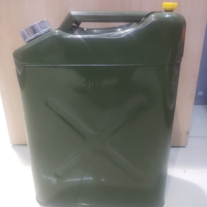 Jual Jerigen Besi kapasitas 20 liter Hijau | Shopee Indonesia