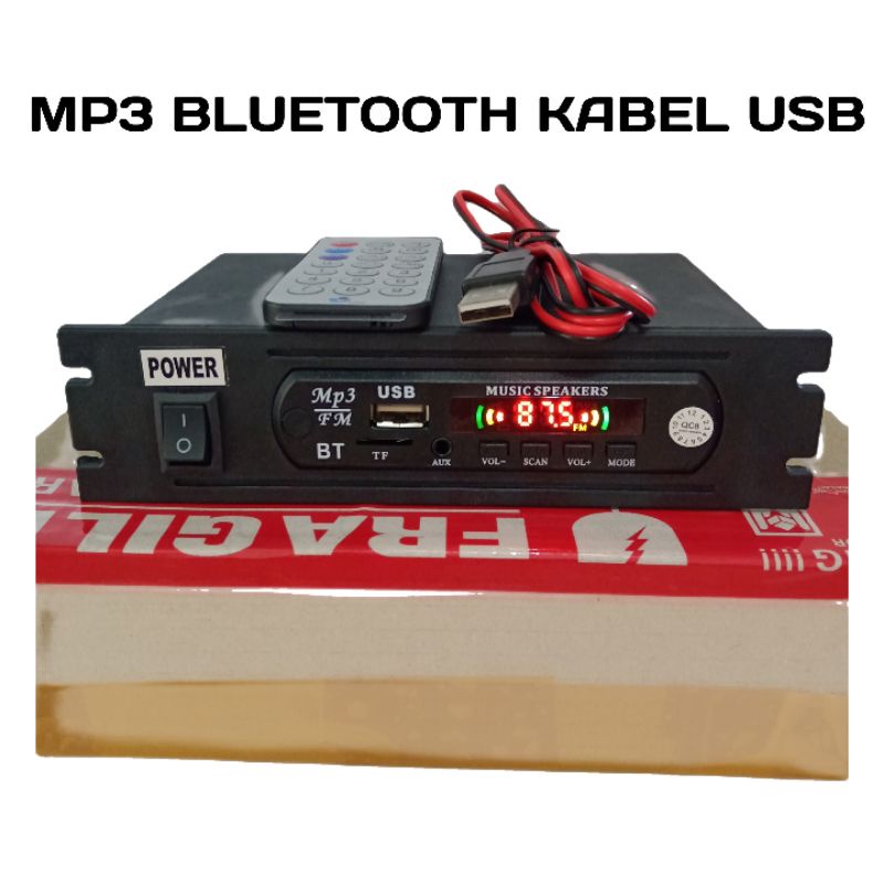 Jual MP3 PLAYER BLUETOOTH SIAP PAKAI modul MP3 bluetooth rakitan (KABEL ...